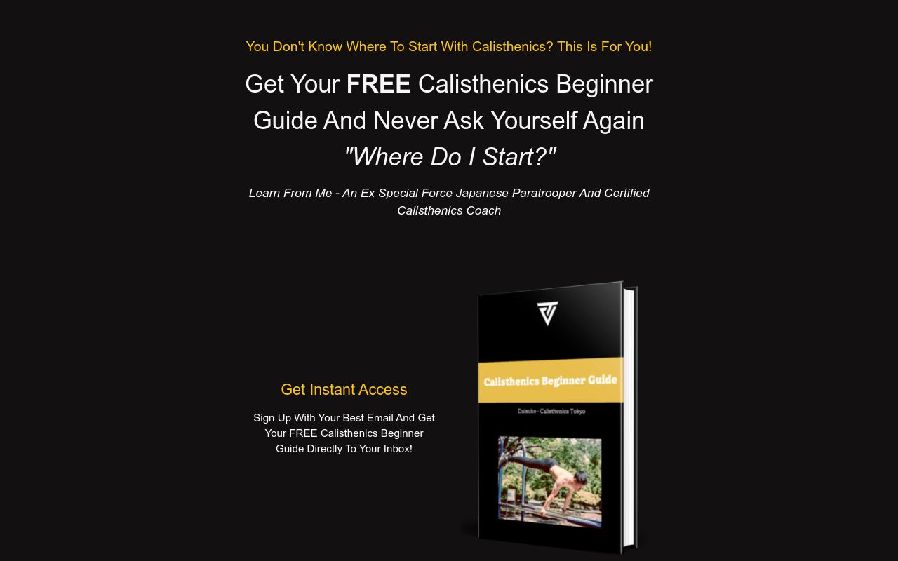 Calisthenics Beginner Guide Calisthenics Beginner Guide